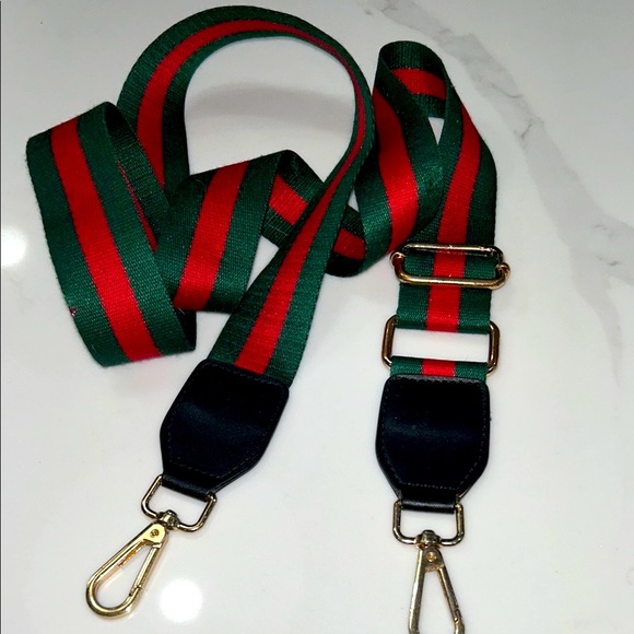 Accessories | Stylish Green And Red Bag Strap | Poshmark